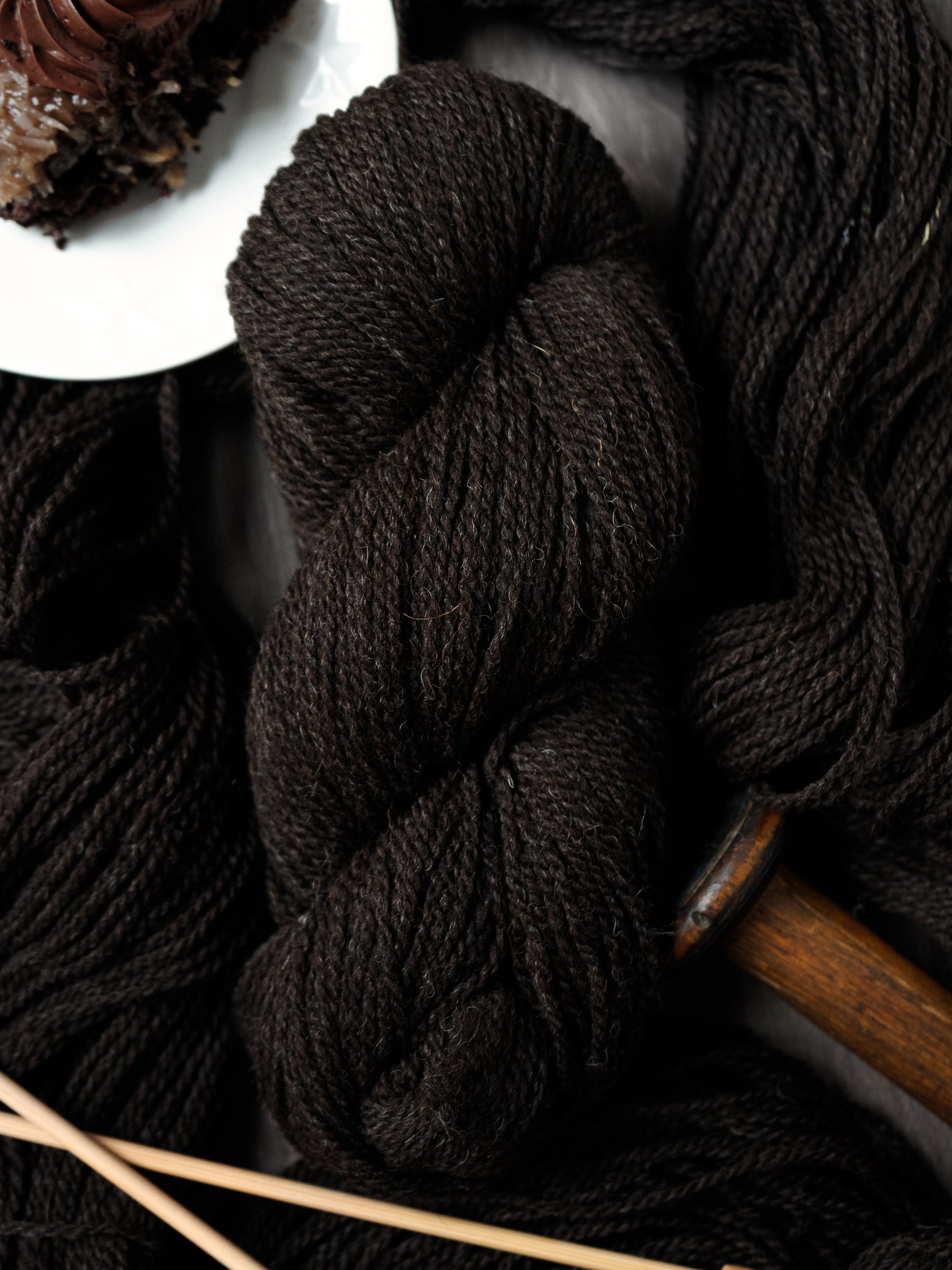 Black Welsh Mountain Worsted