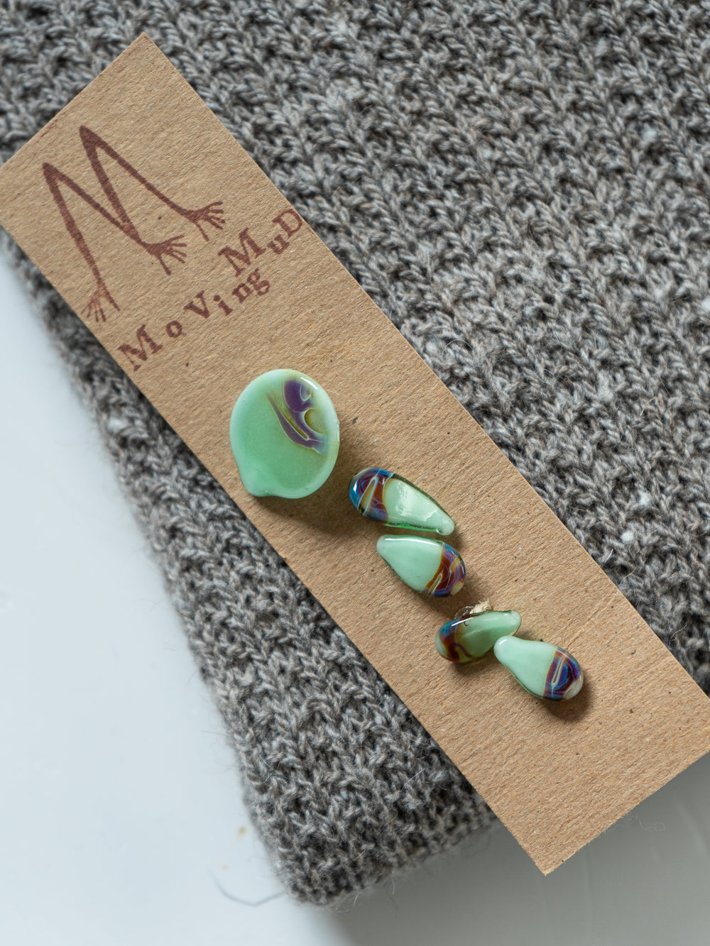 Turquoise 14mm - 22mm Glass Button Set