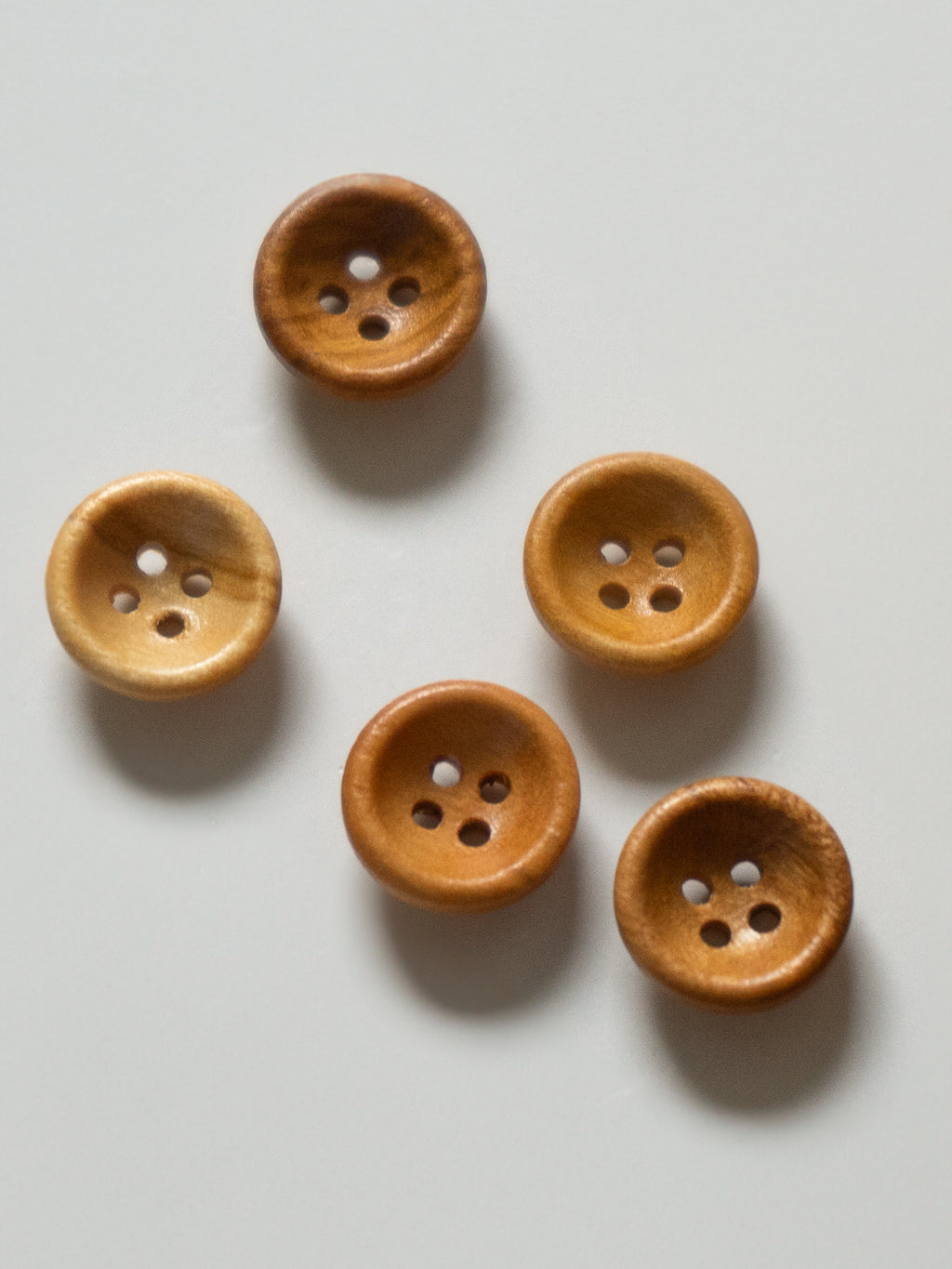 Riley 12mm Wood Button