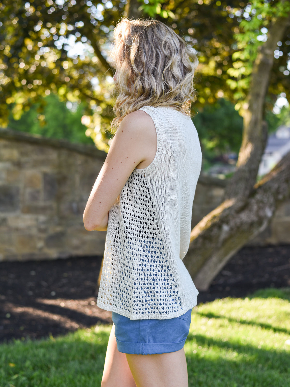 Firefly Short sleeve knitting pattern