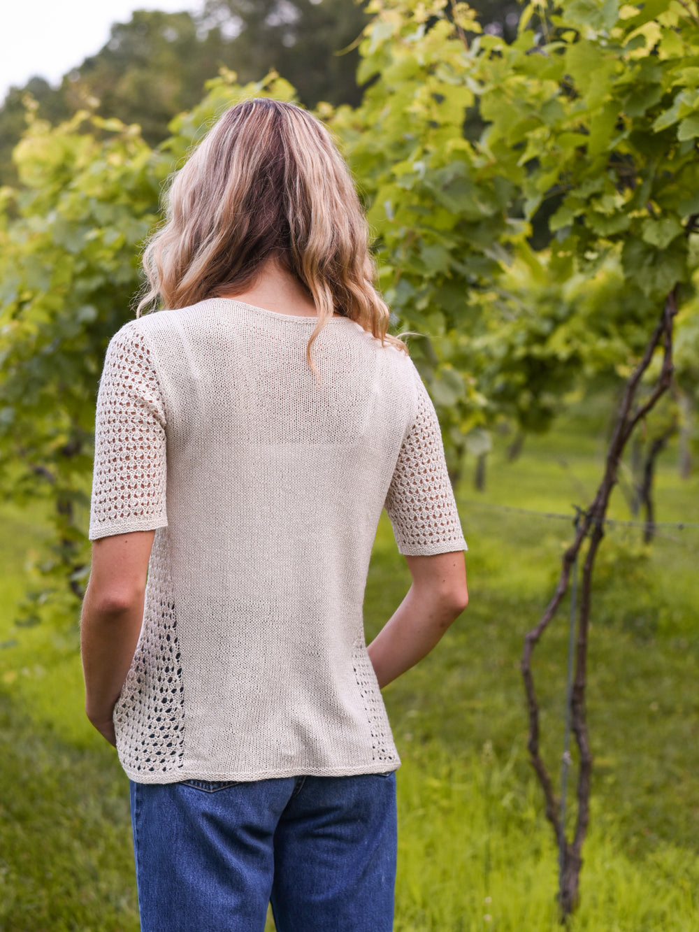 Firefly Short sleeve knitting pattern