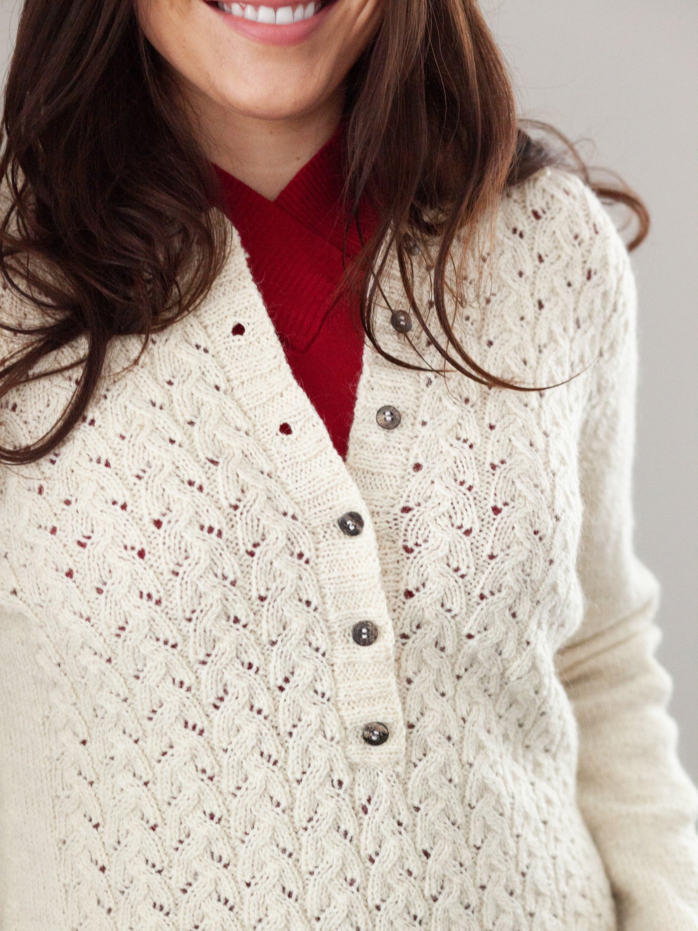 Bel Air Henley knitting pattern