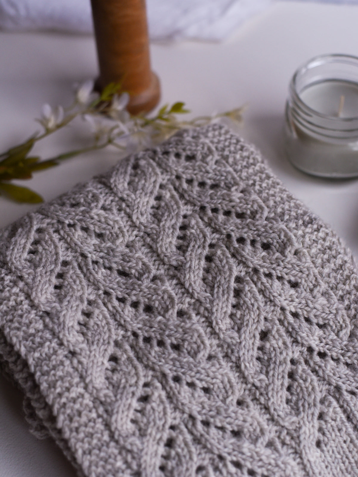 Graze Scarf and Wrap knitting pattern