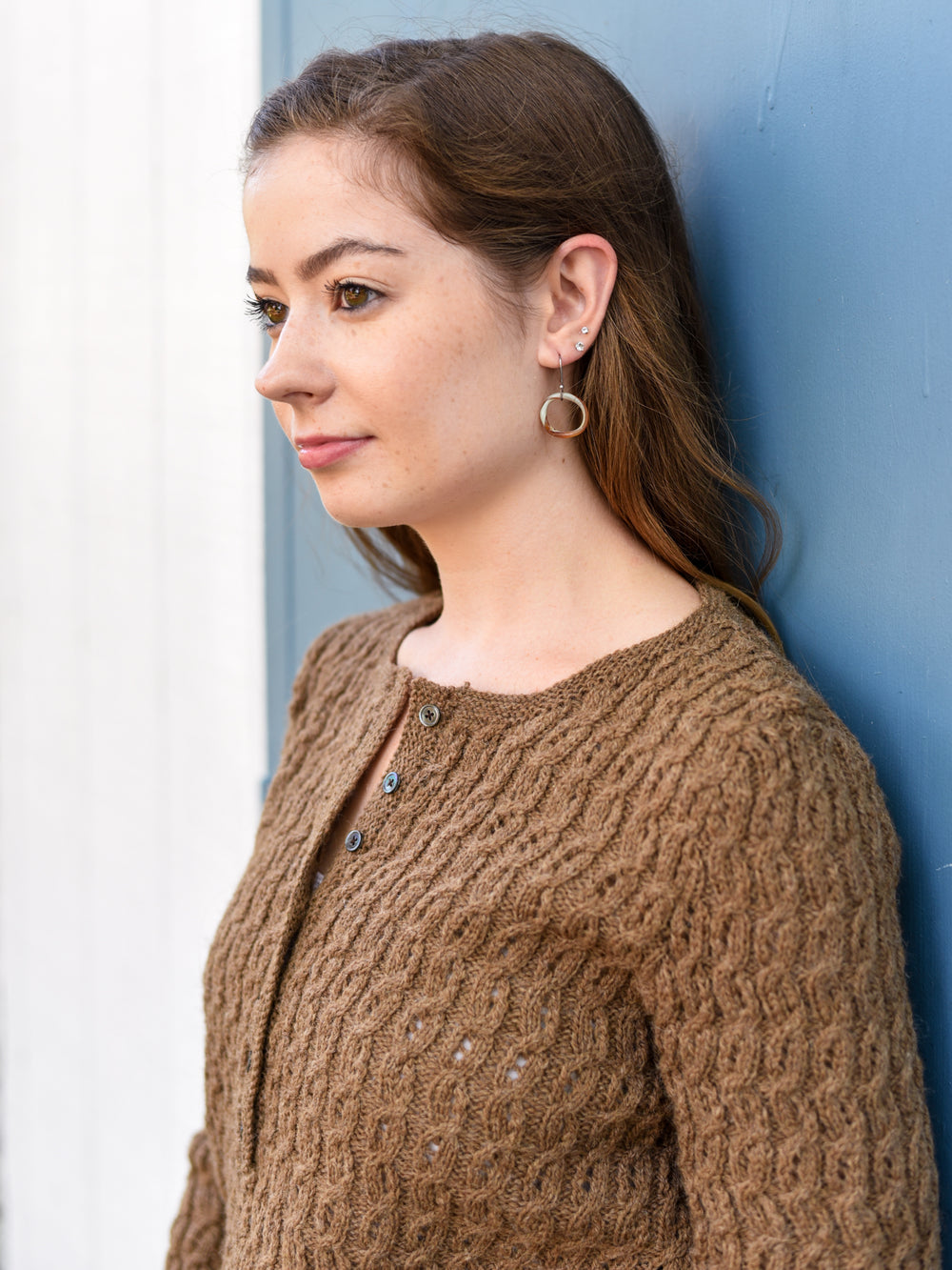 Henley with a Twist knitting pattern