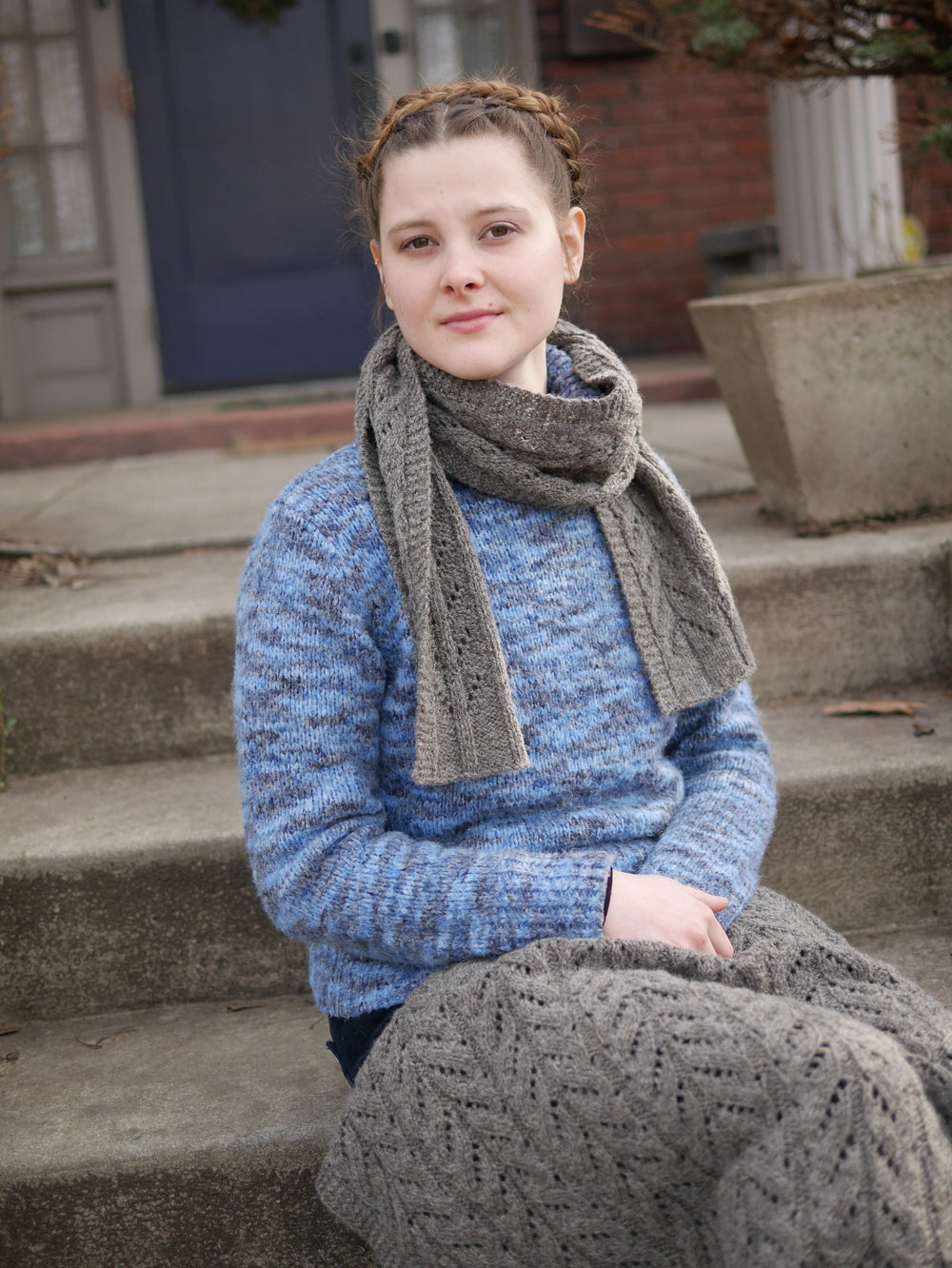 "Pasture" Throw Knitting Pattern