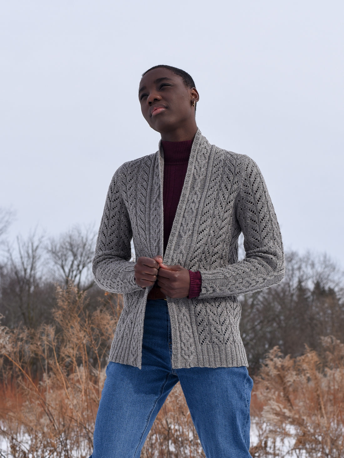 Robin's Nest Cardigan knitting pattern