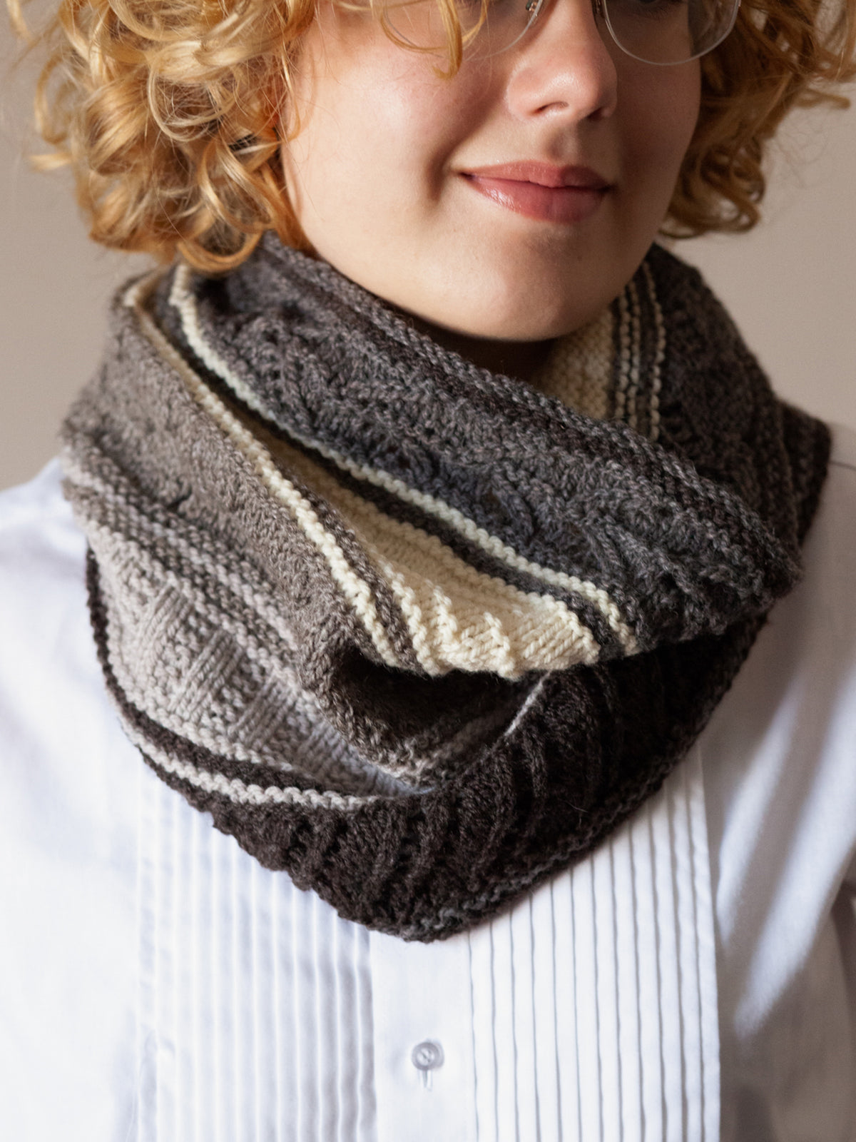 Ruff Stripes Scarf, Cowl, or Blanket