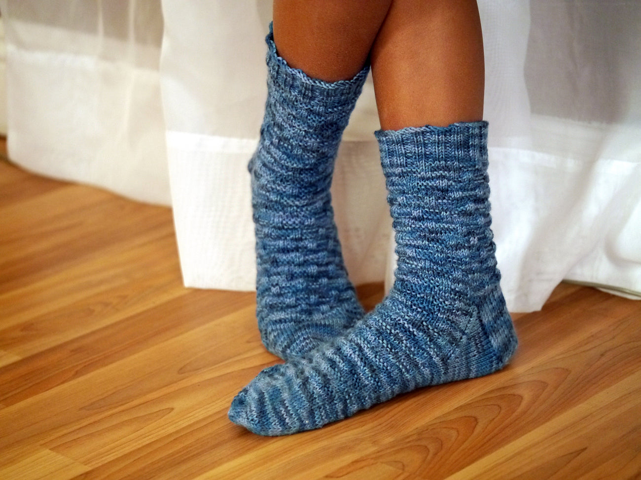 Basketweave Sock knitting pattern