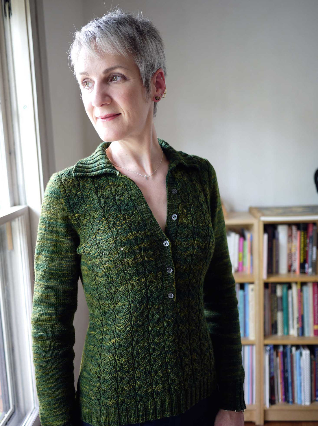 Bel Air Henley knitting pattern