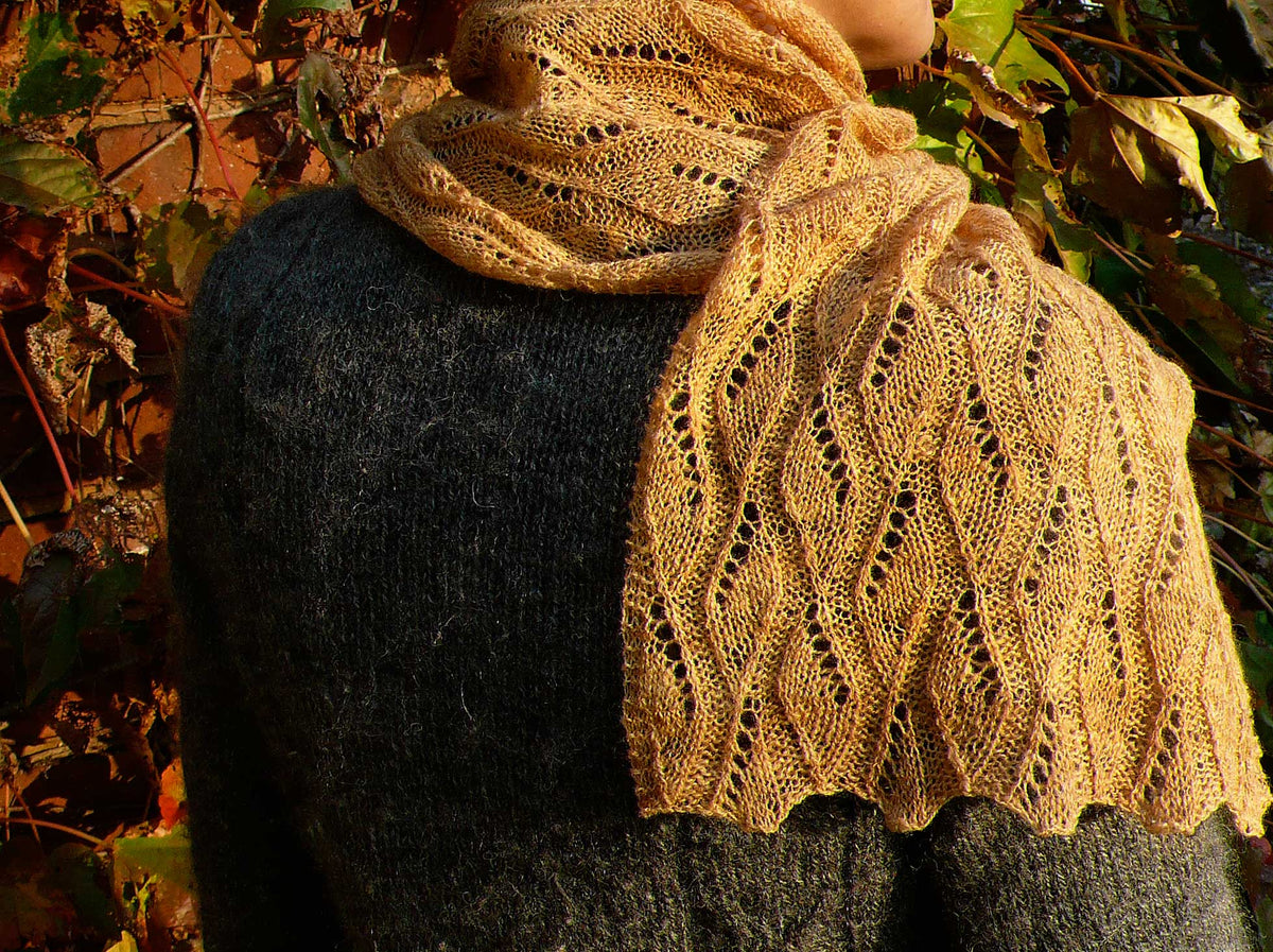 Butternut Scarf knitting pattern