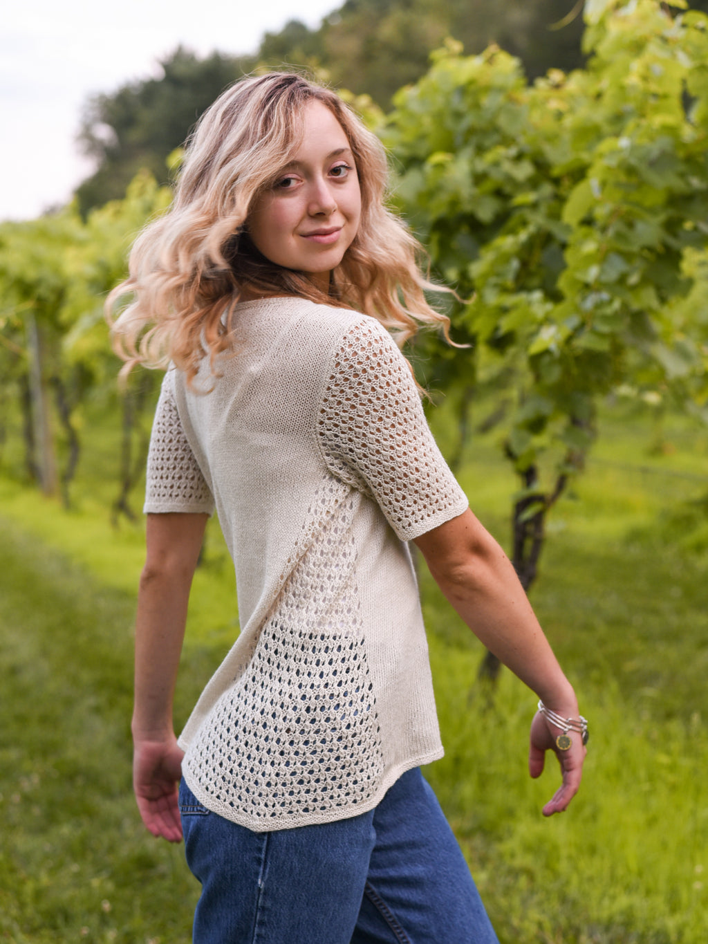 Firefly Short sleeve knitting pattern