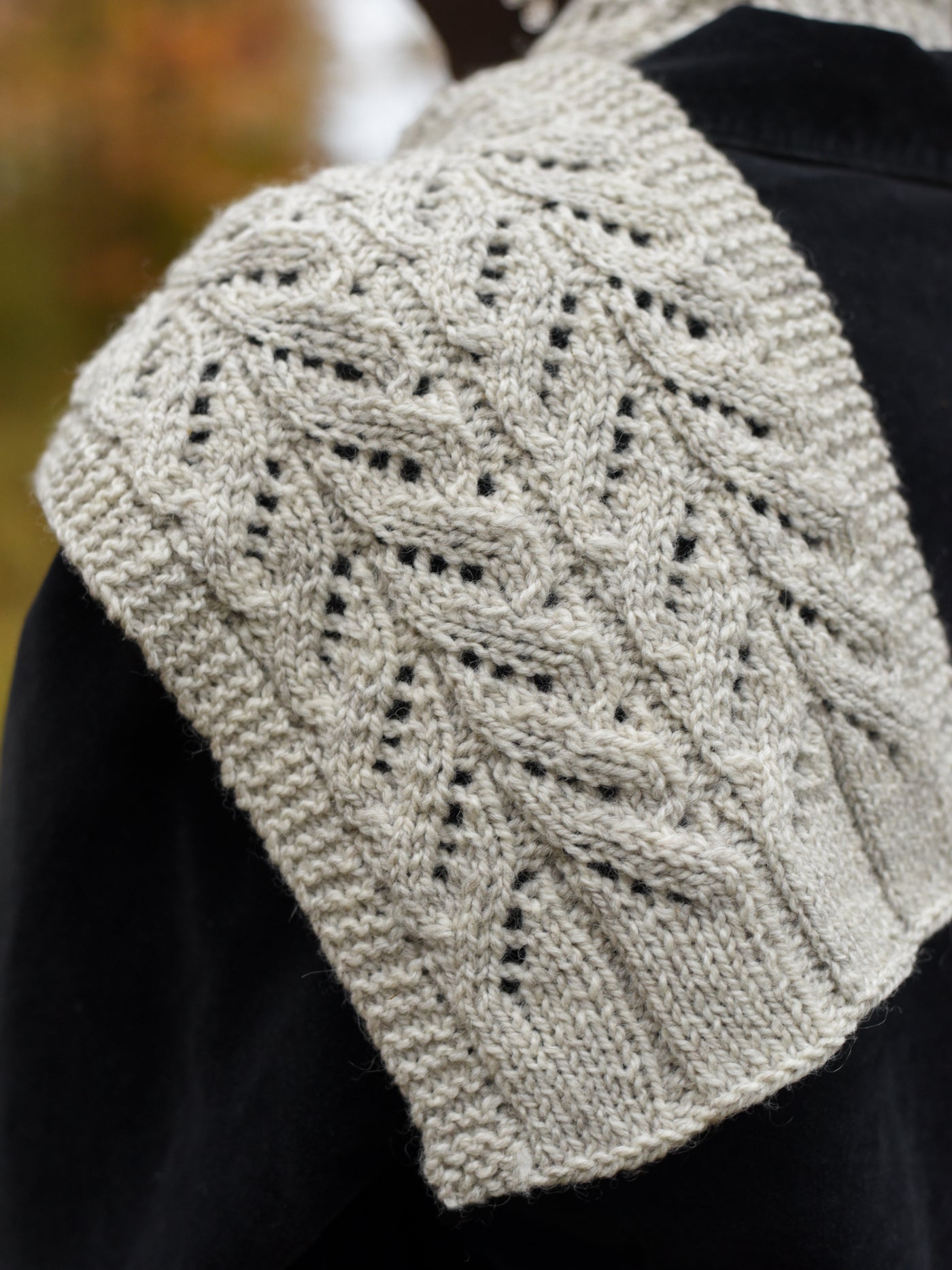 Graze Scarf and Wrap knitting pattern