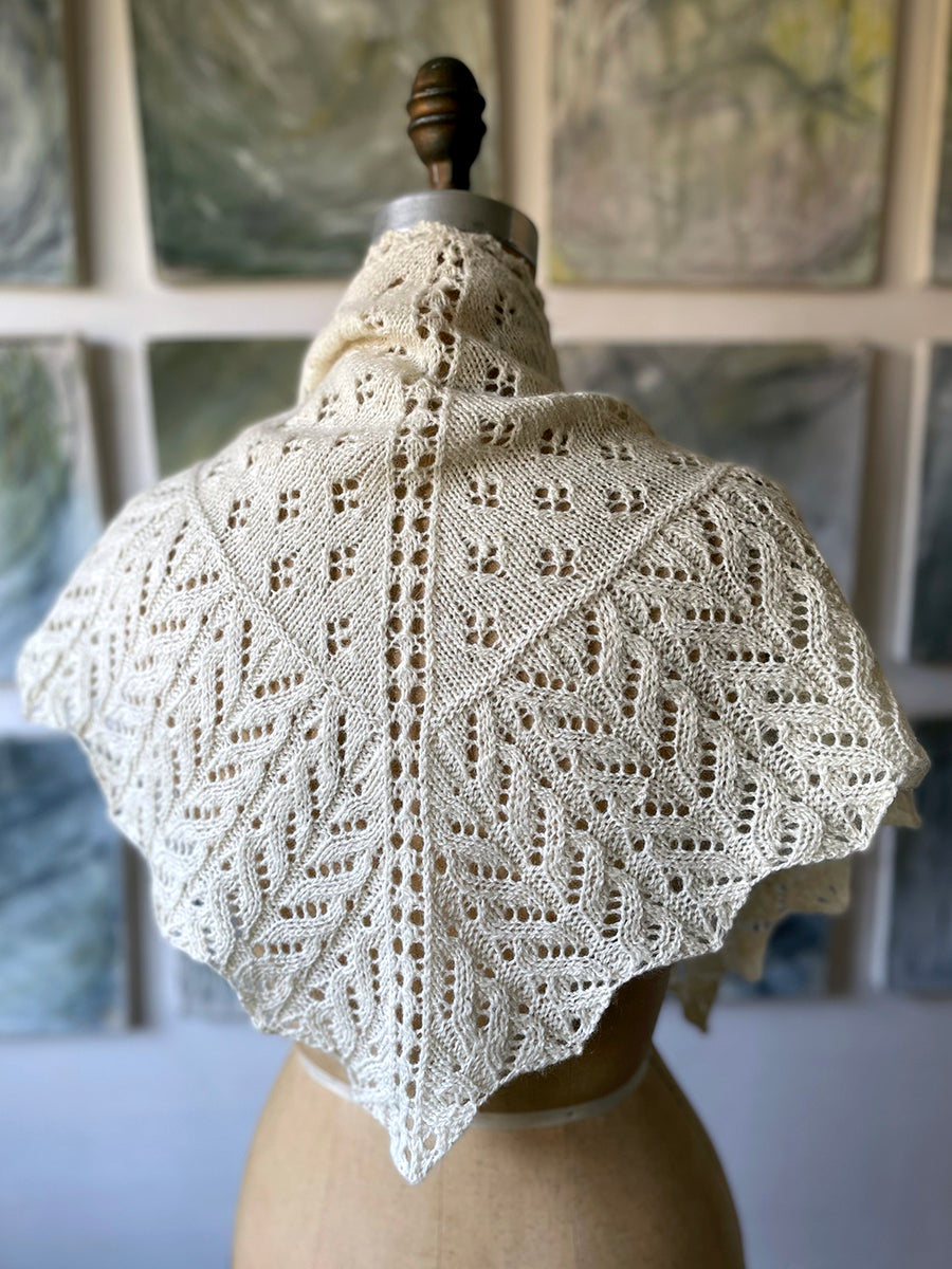 Little Iris Shawl knitting pattern