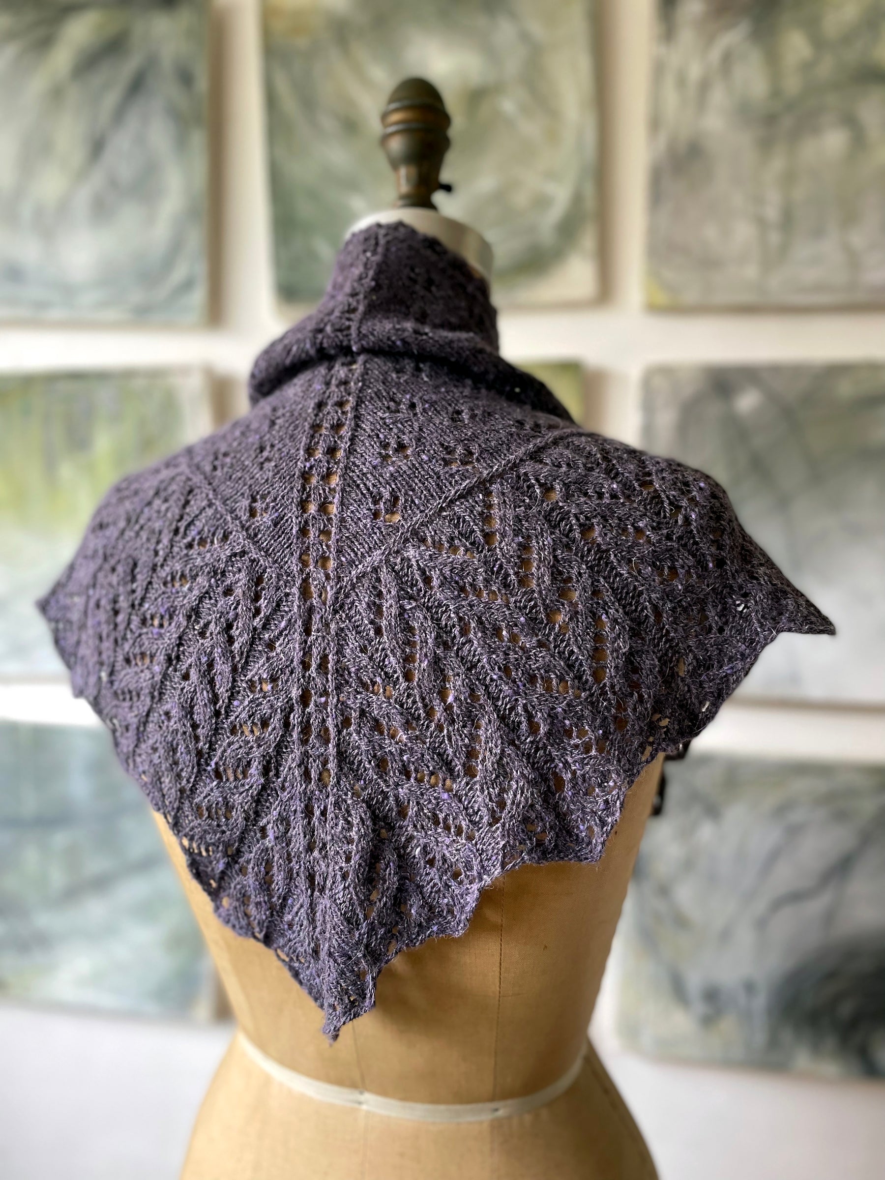 Little Iris Shawl knitting pattern