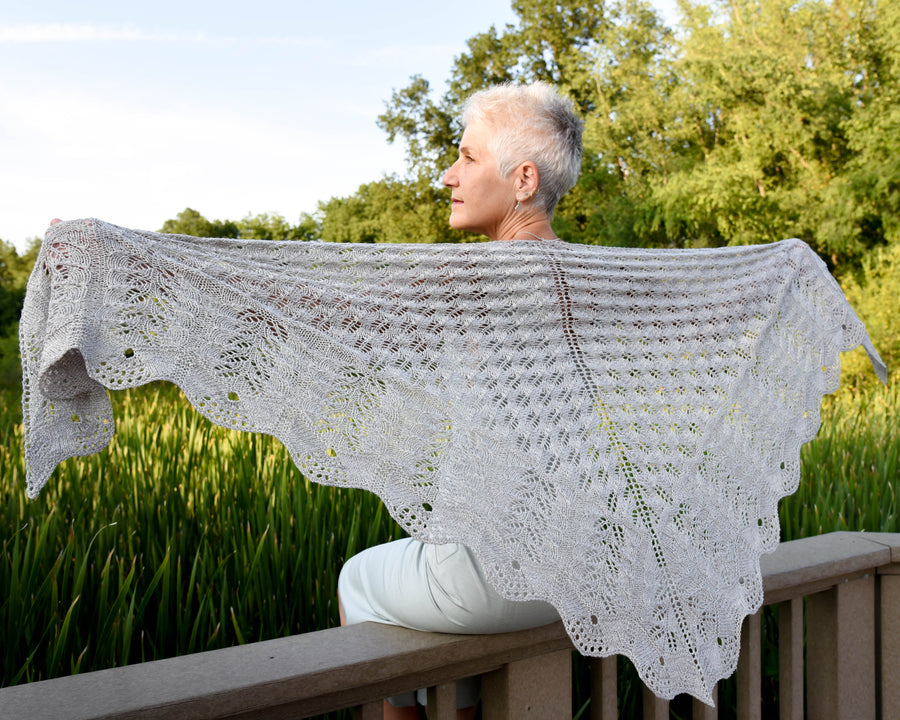 Wing of the Moth Shawl/Scarf knitting pattern
