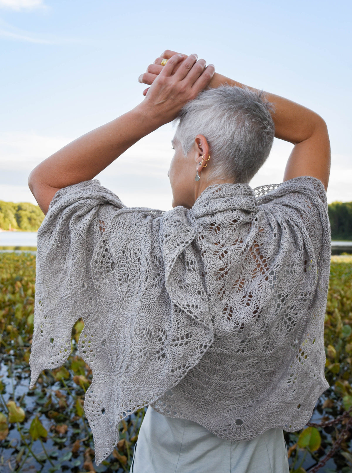 Wing of the Moth Shawl/Scarf knitting pattern