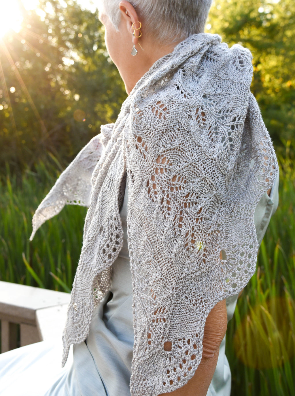 Wing of the Moth Shawl/Scarf knitting pattern