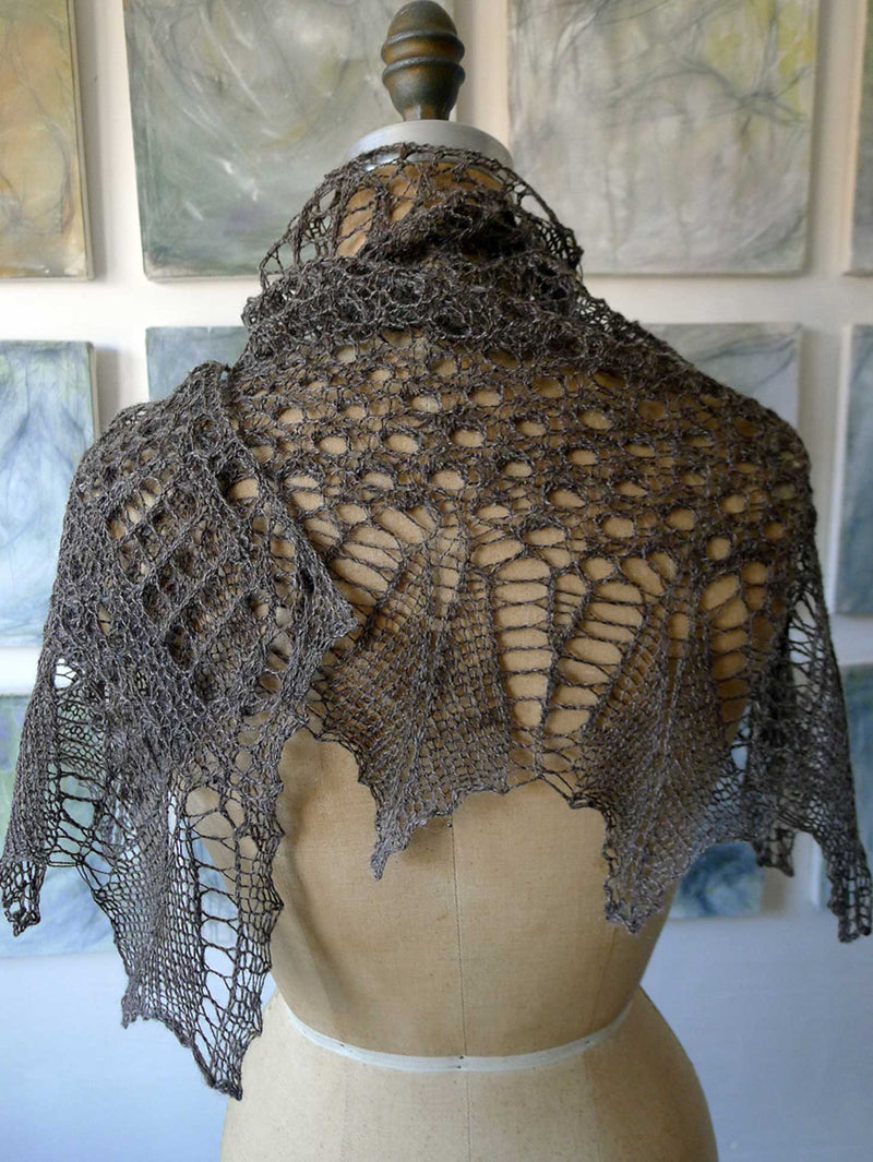 Physalis Shawl knitting pattern
