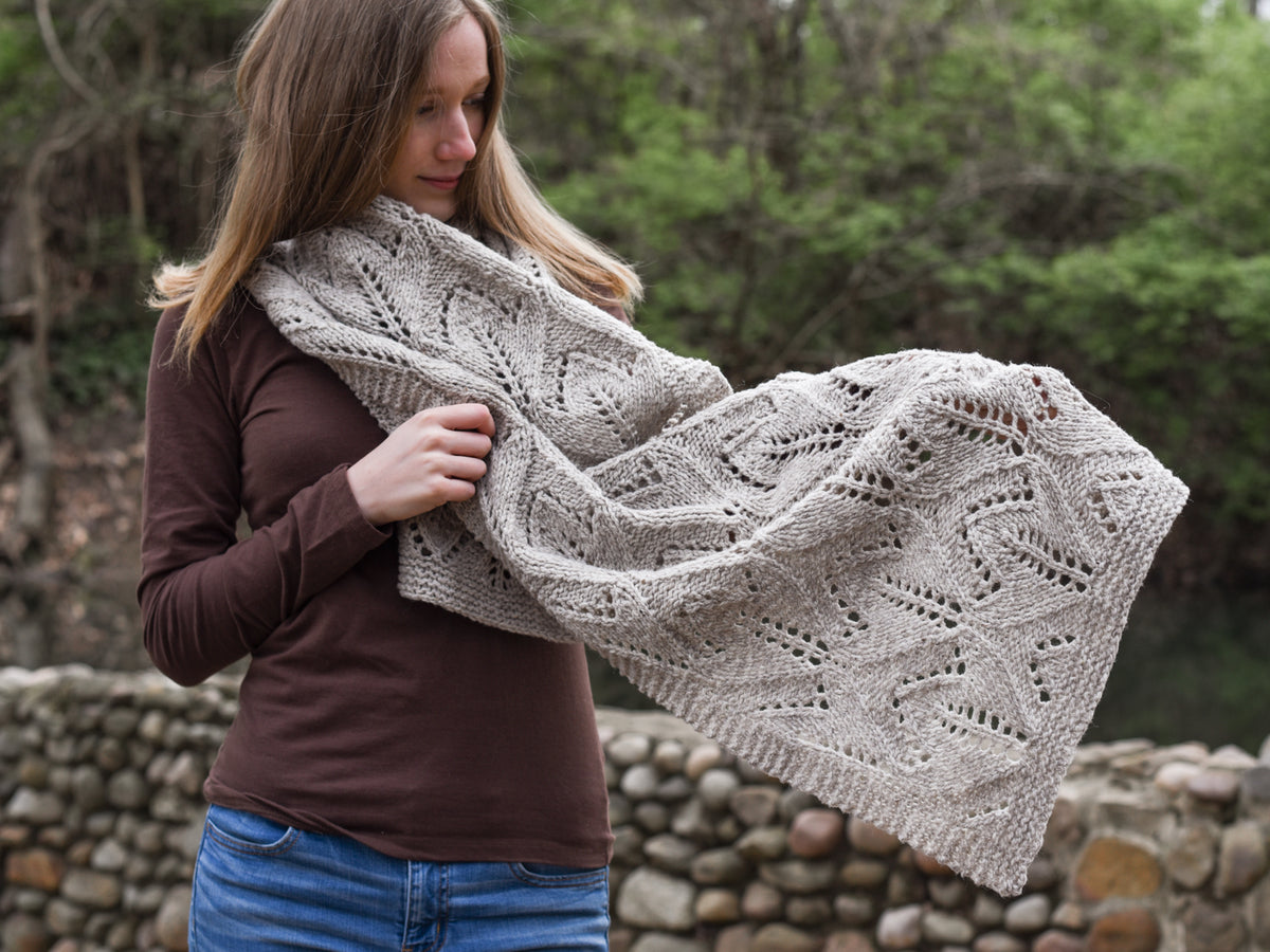 Totally Autumn Throw or Wrap knitting pattern