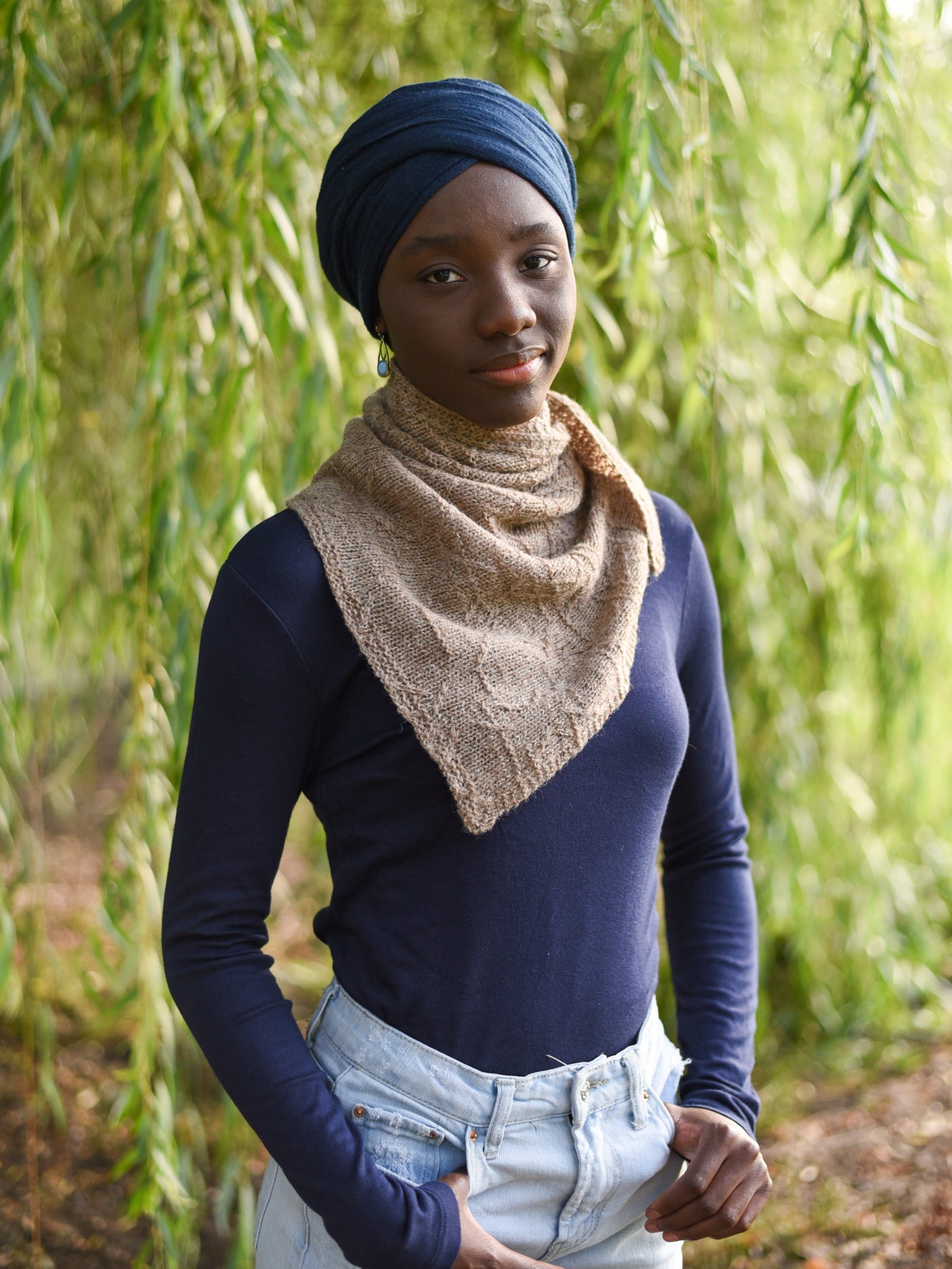 Waggle Dance Shawl knitting pattern