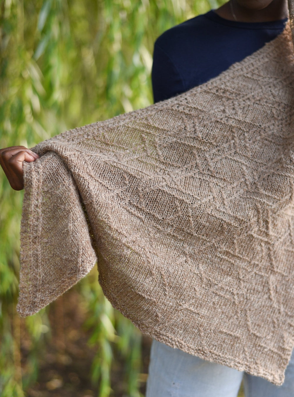 Waggle Dance Shawl knitting pattern