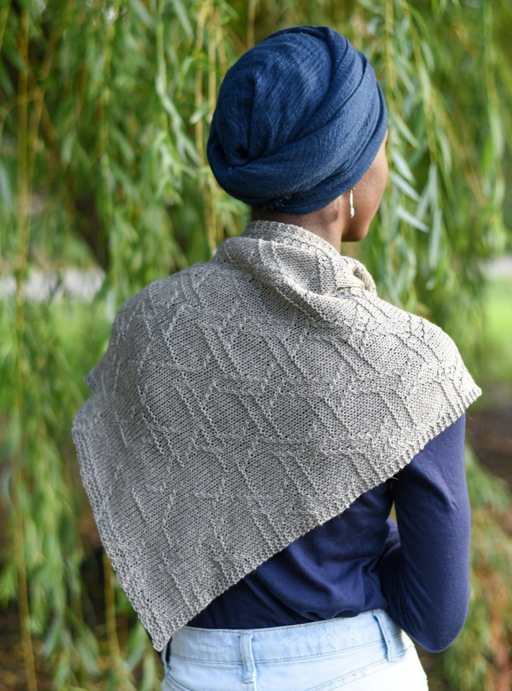 Waggle Dance Shawl knitting pattern