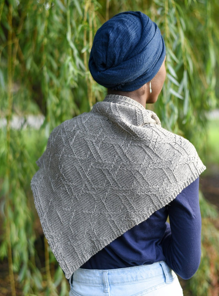 Waggle Dance Shawl knitting pattern