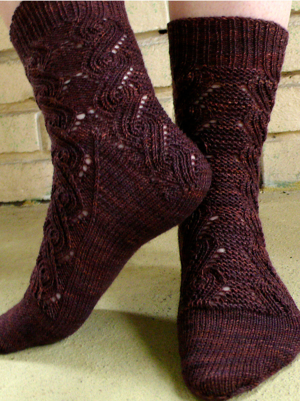 Woodsmoke Sock knitting pattern