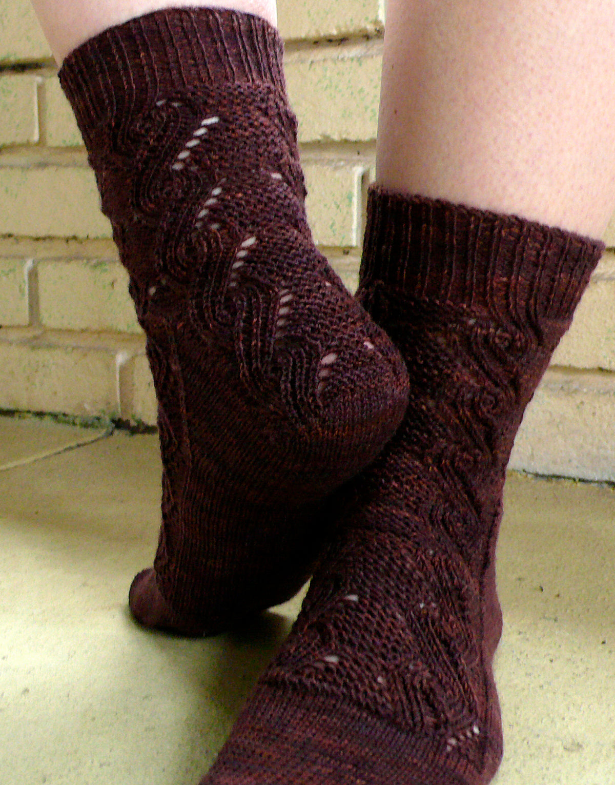 Woodsmoke Sock knitting pattern