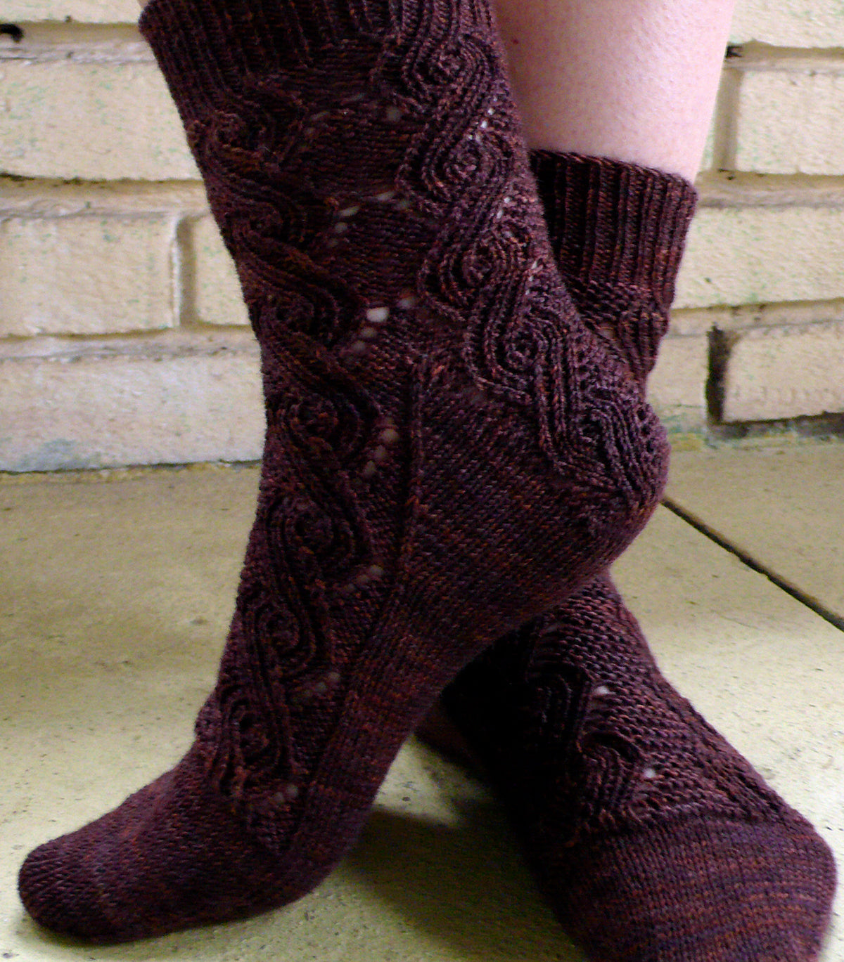 Woodsmoke Sock knitting pattern